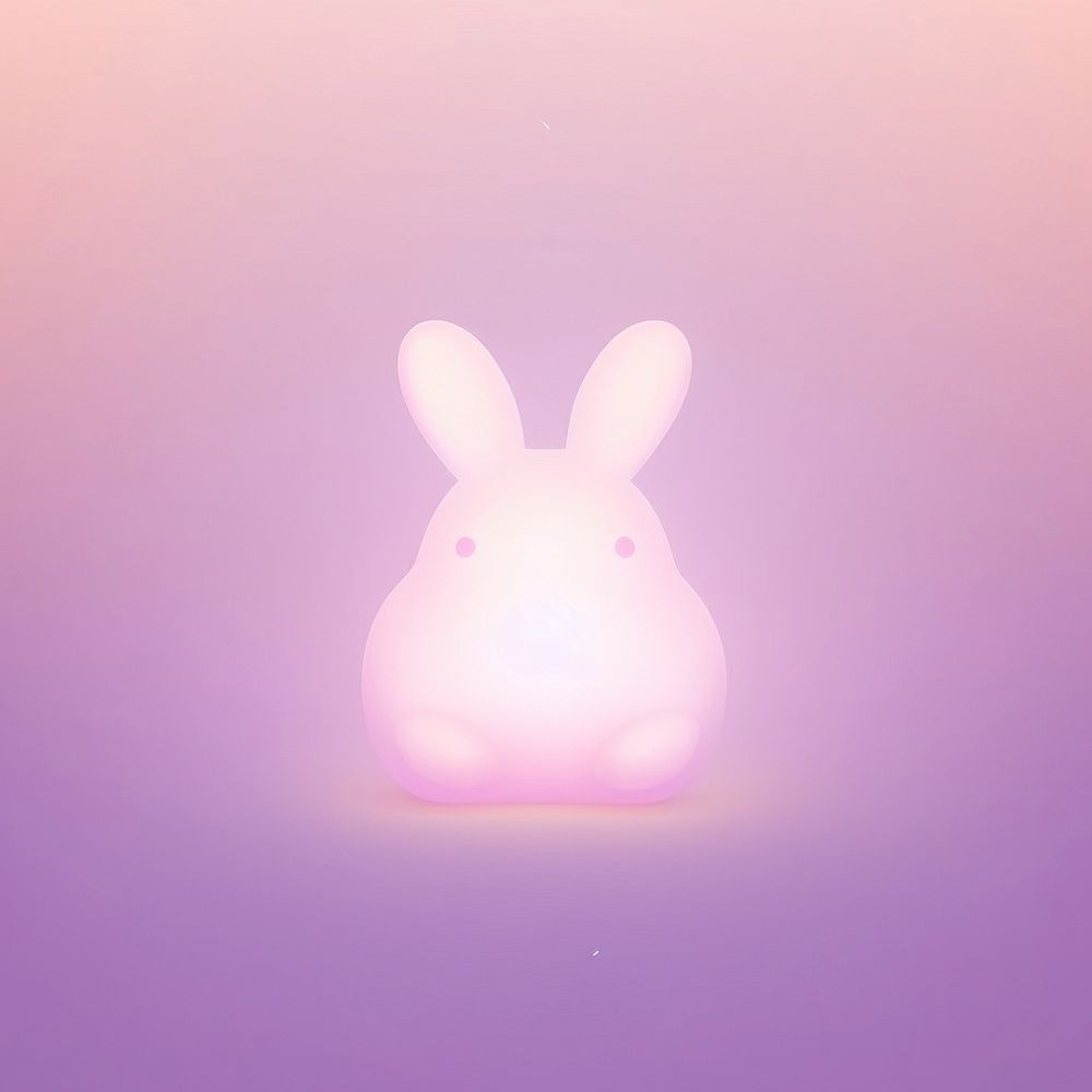 Blurry rabbit icon shape aura | Free Photo Illustration - rawpixel