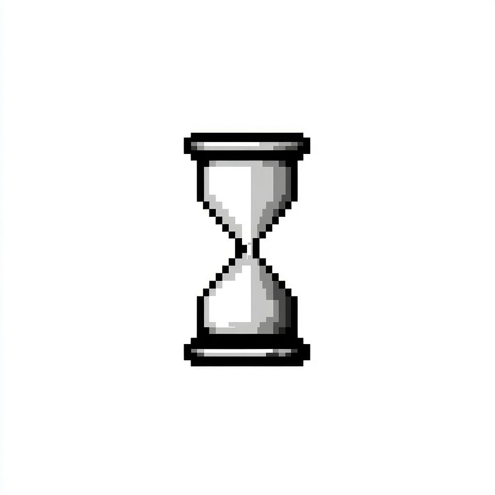 Hourglass pixelated design icon | Free Photo Illustration - rawpixel