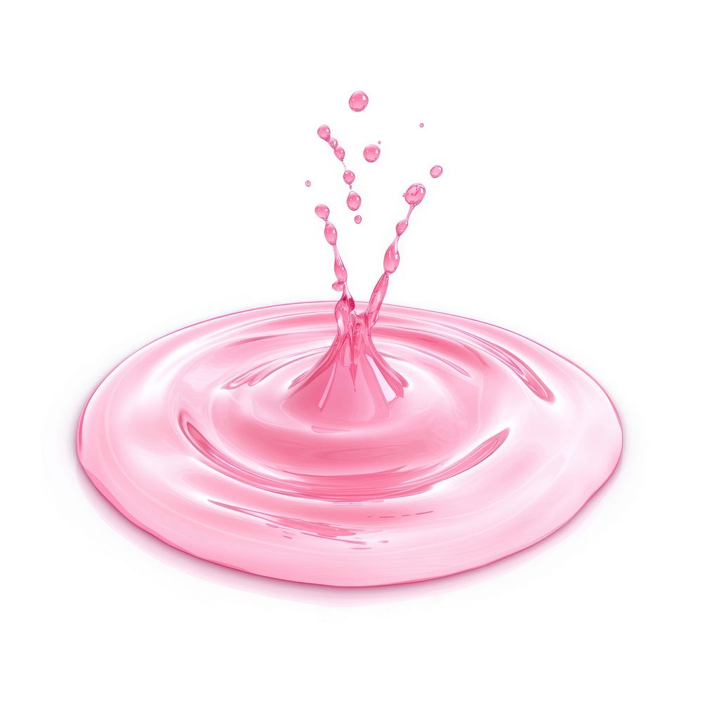 Bubblegum syrup splash fluid illustration. | Free Photo Illustration ...