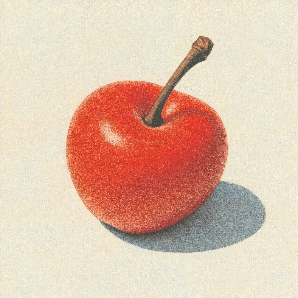 Cherry illustration fruit realistic | Free Photo Illustration - rawpixel