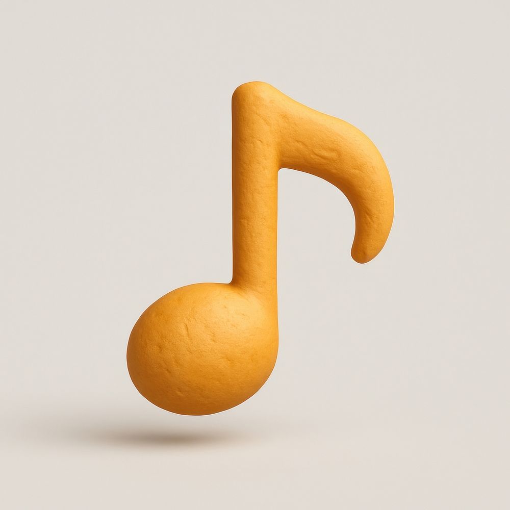 Textured orange musical note illustration | Free Photo Illustration ...