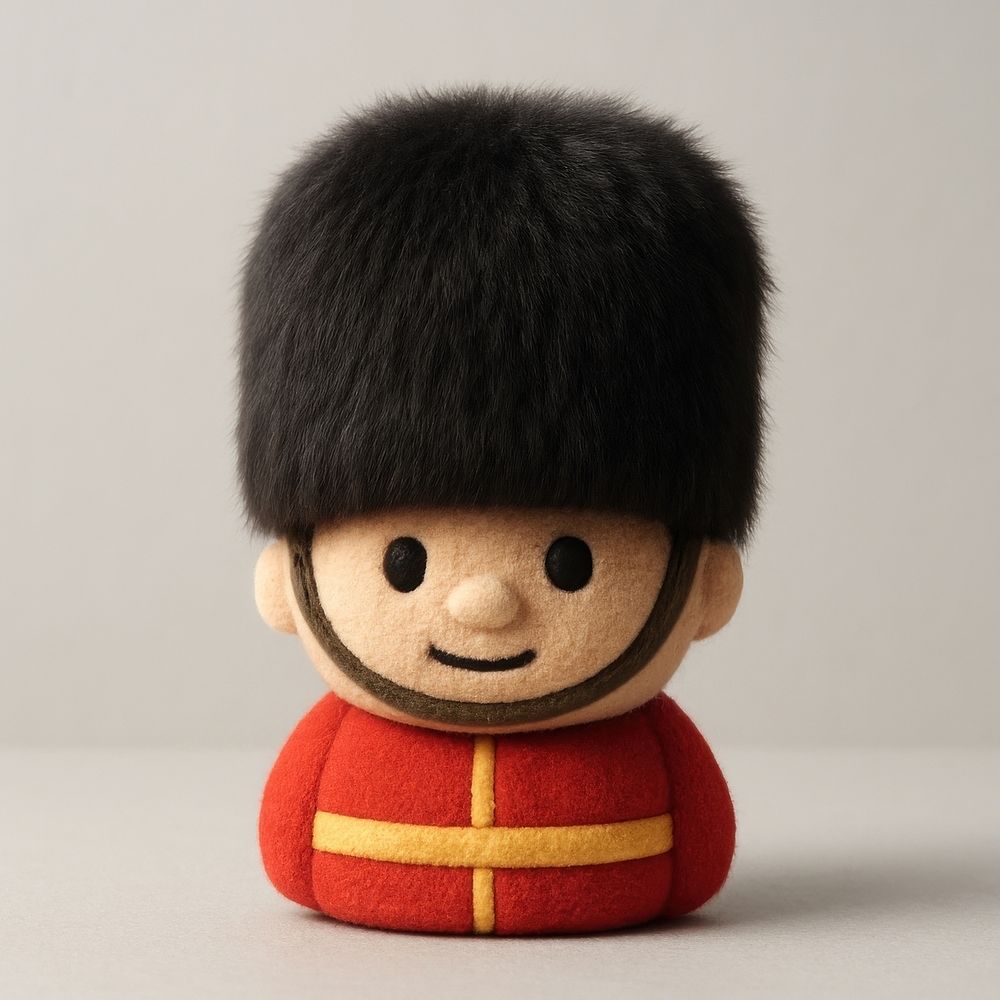 Cute guard plush toy illustration | Free Photo Illustration - rawpixel