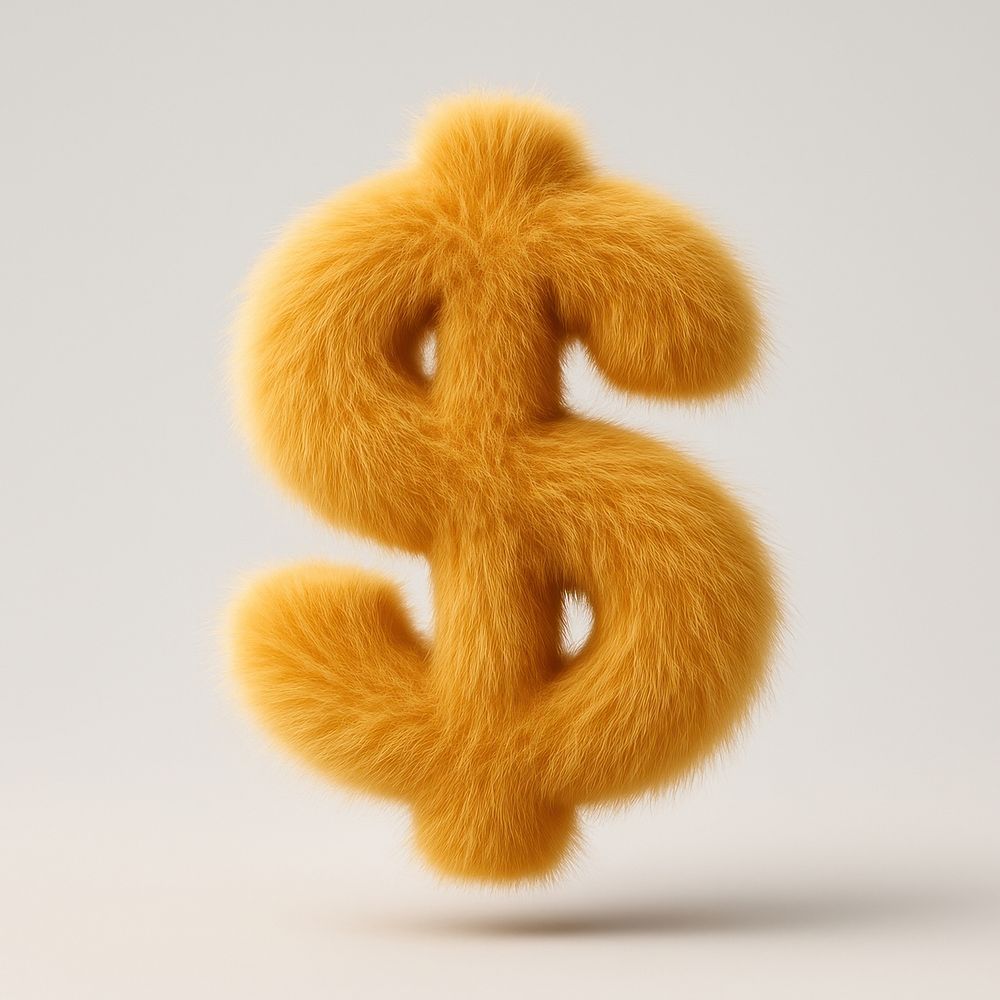 Furry dollar sign art | Free Photo Illustration - rawpixel