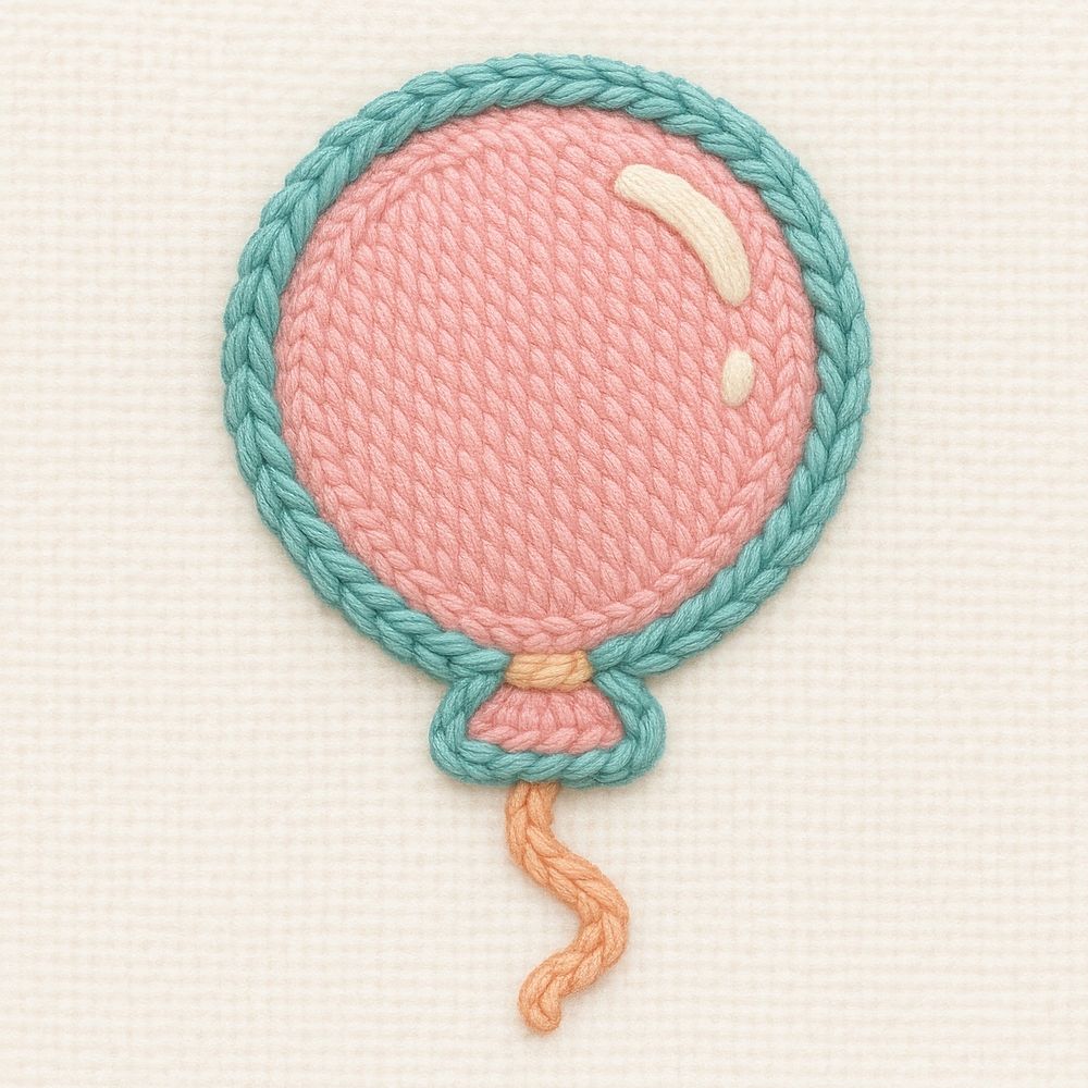 Embroidery balloon art design | Free Photo - rawpixel
