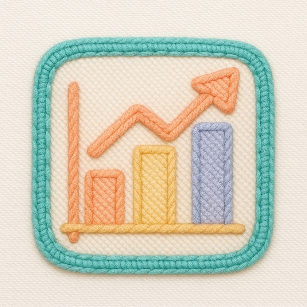 Colorful embroidered growth chart | Free Photo - rawpixel
