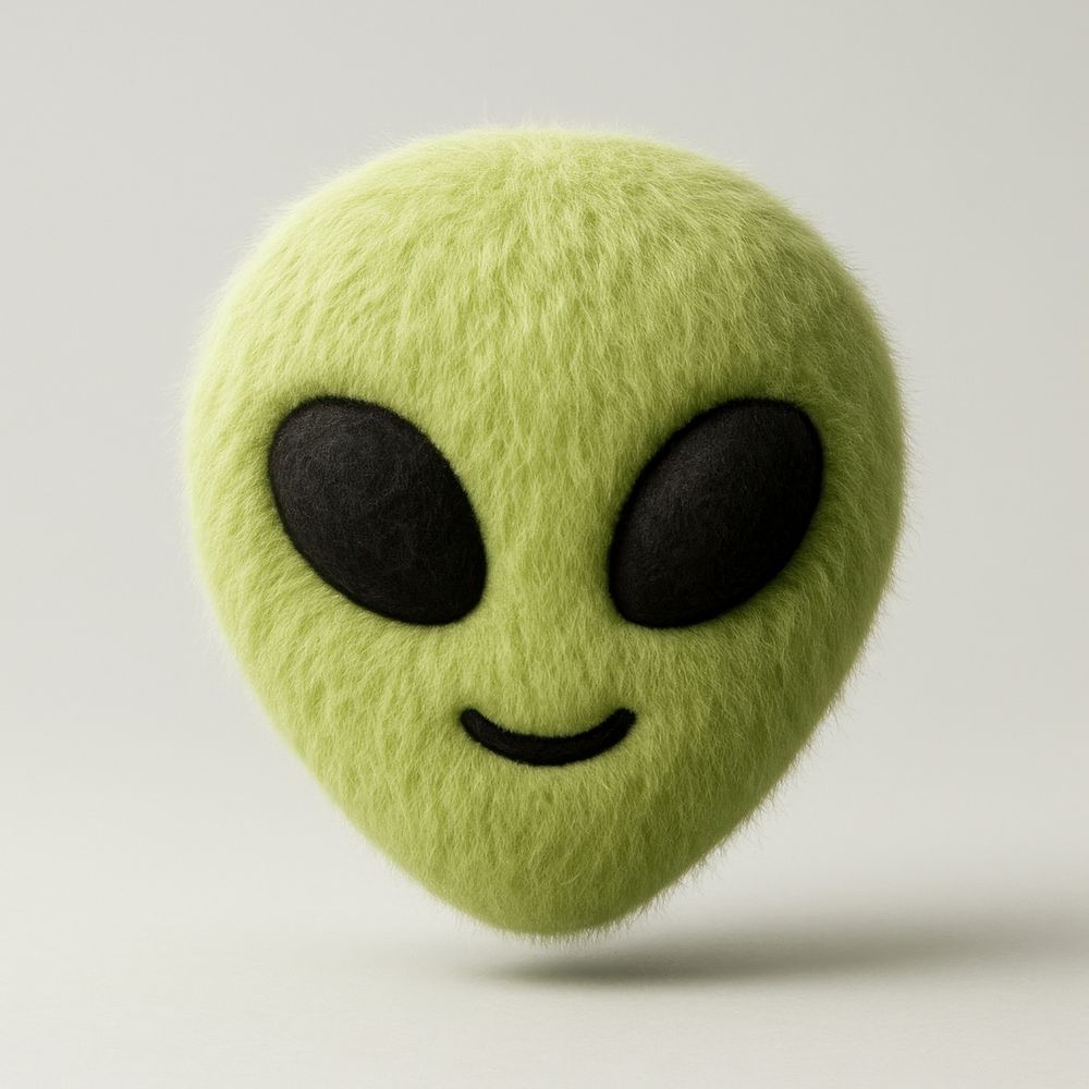 Fuzzy alien face illustration | Free Photo Illustration - rawpixel