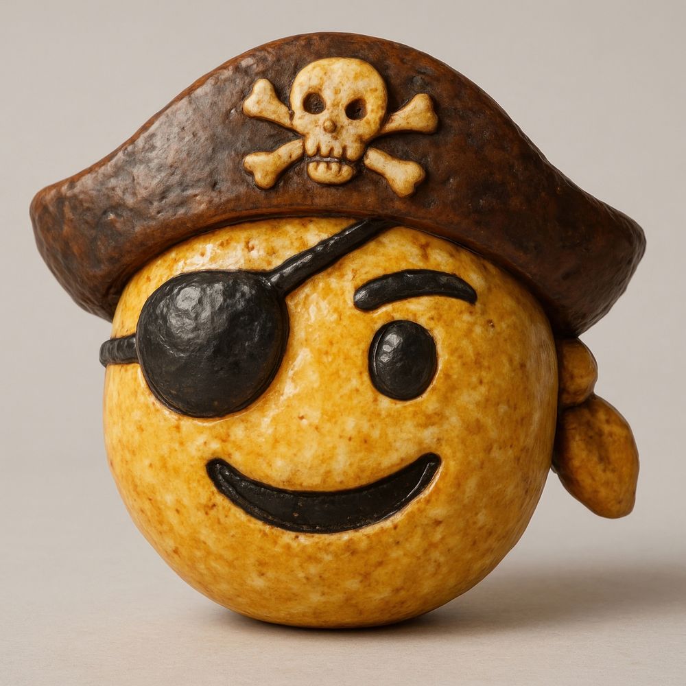 Pirate emoji with eyepatch | Free Photo Illustration - rawpixel