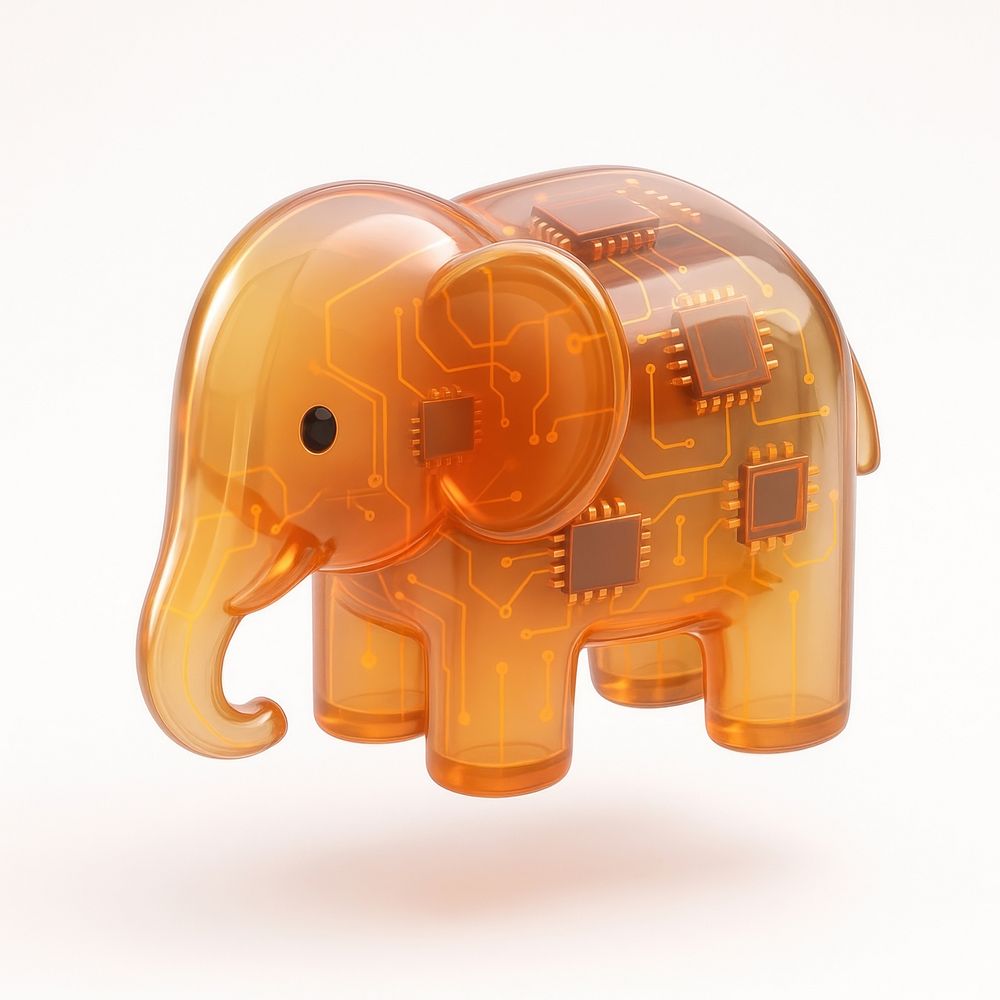 Futuristic digital elephant illustration. | Free Photo Illustration ...