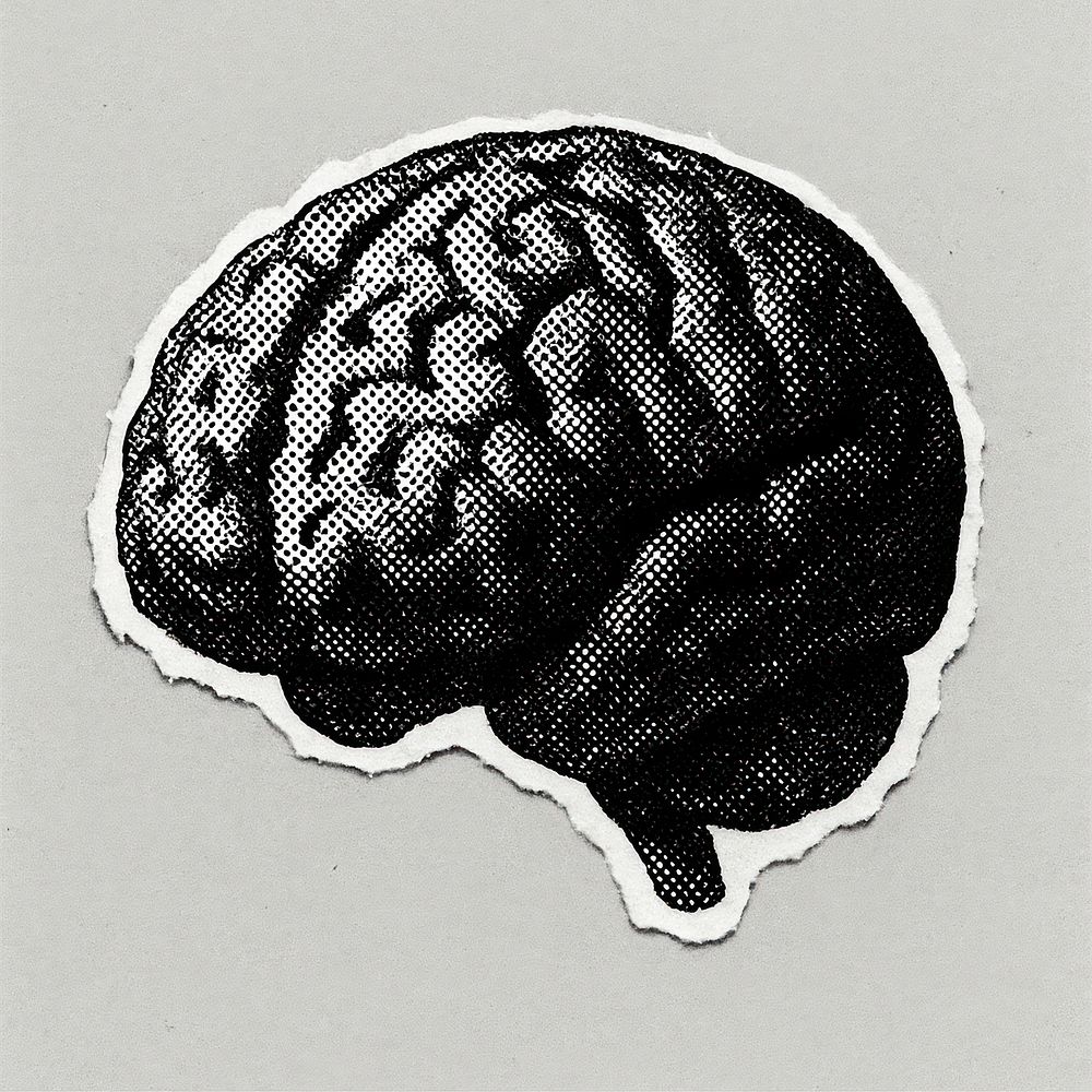 Vintage brain illustration art | Free Photo Illustration - rawpixel