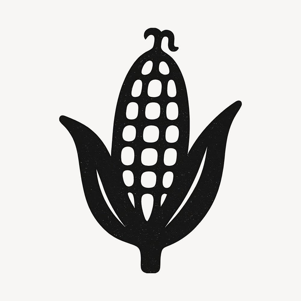 Stylized corn silhouette illustration | Free Photo Illustration - rawpixel