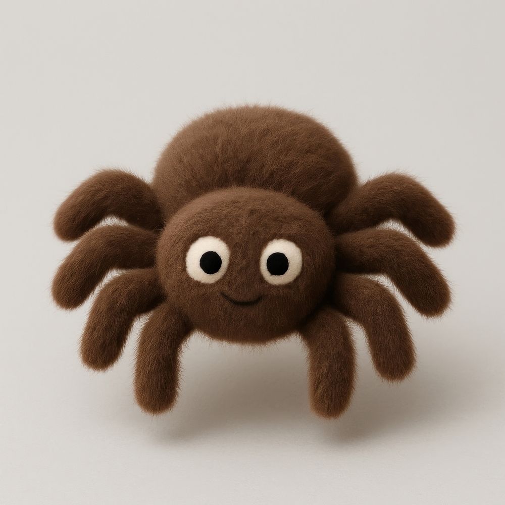 Cute fluffy spider illustration | Free Photo Illustration - rawpixel