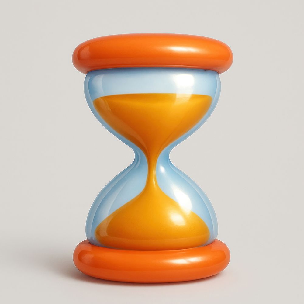Colorful hourglass with sand | Free Photo Illustration - rawpixel