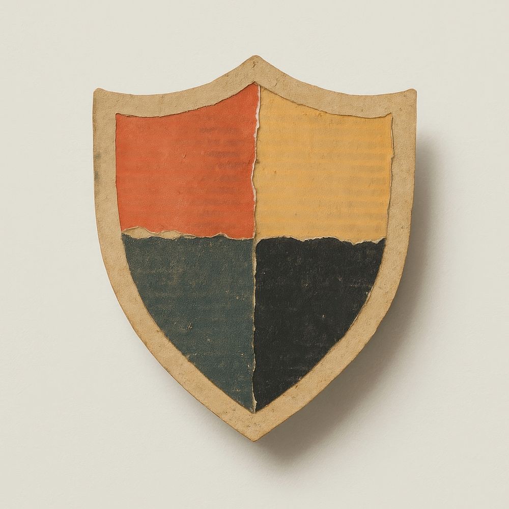 Vintage heraldic shield illustration | Free Photo Illustration - rawpixel