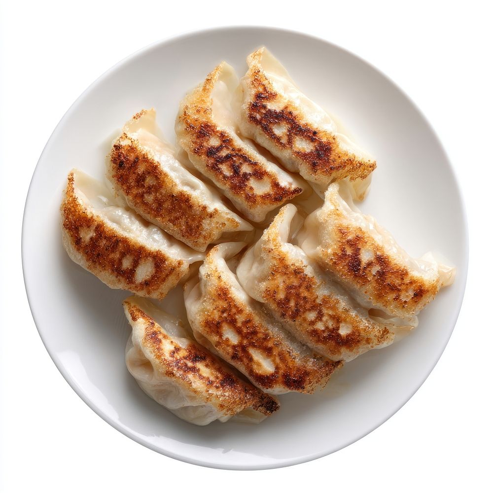 Gyoza food dumplings plate | Free Photo - rawpixel