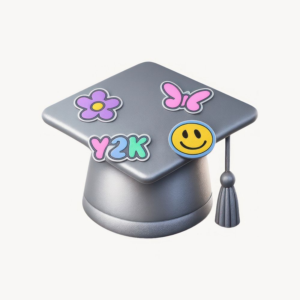 Retro graduation cap design | Free Photo Illustration - rawpixel