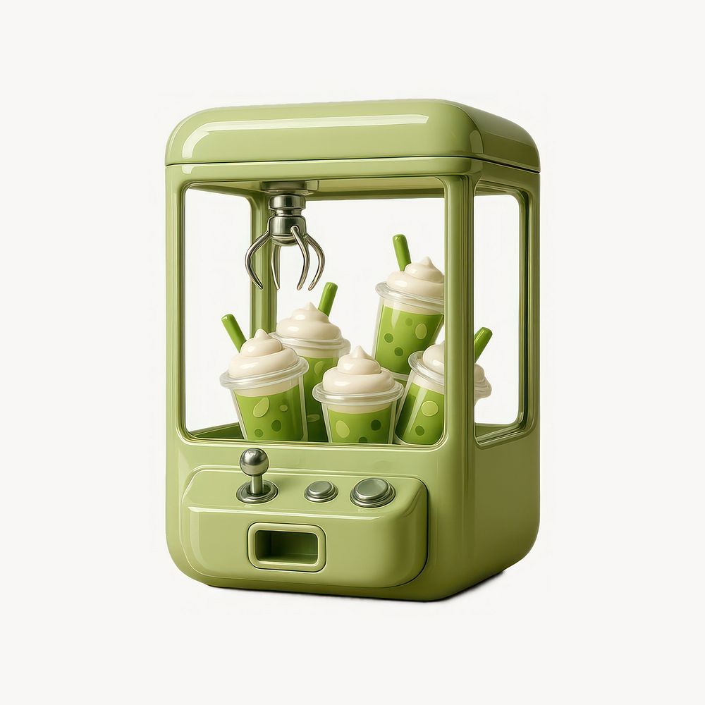 Retro claw machine milkshakes | Free Photo Illustration - rawpixel