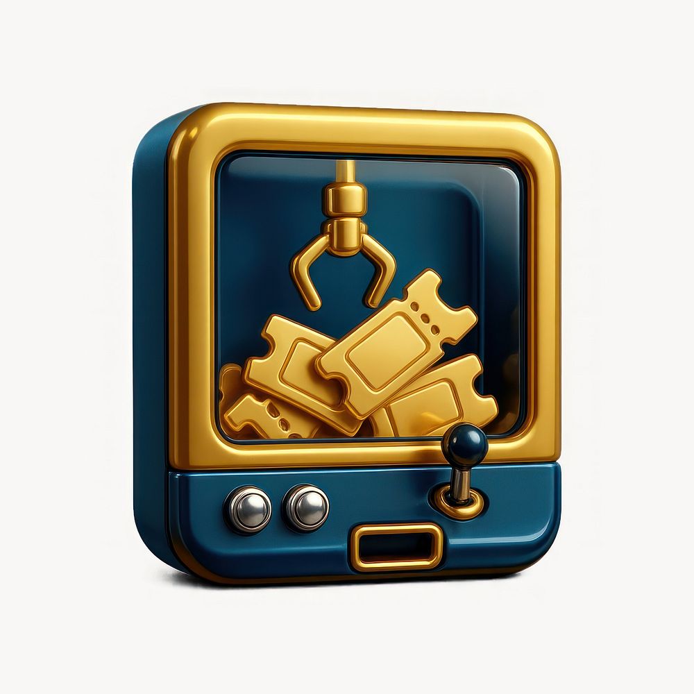 Vintage arcade ticket machine | Free Photo Illustration - rawpixel