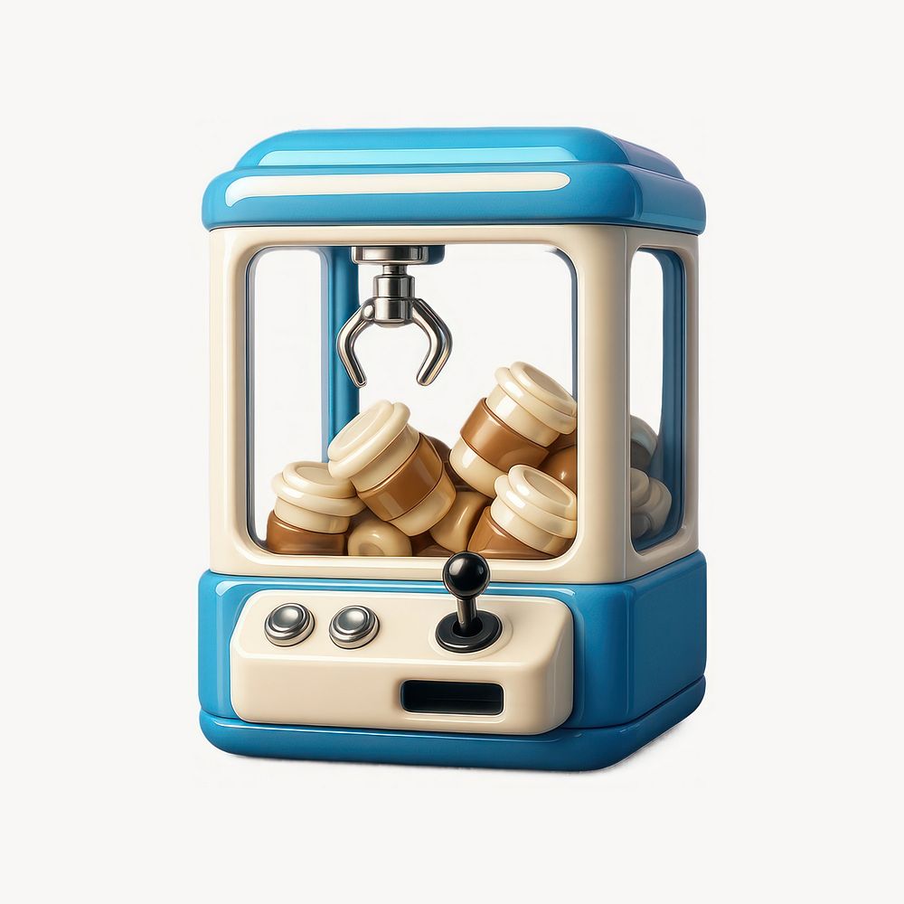 Retro claw machine illustration | Free Photo Illustration - rawpixel