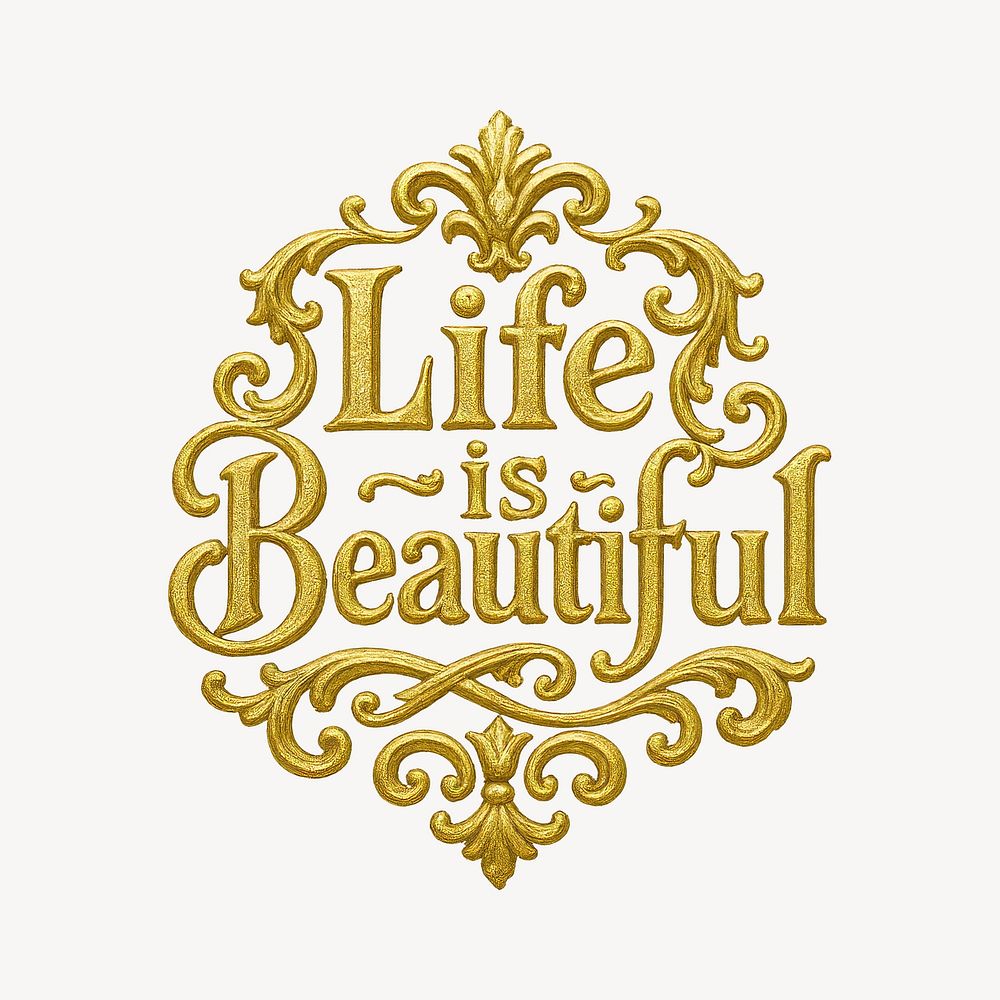 Elegant golden inspirational quote | Free Photo Illustration - rawpixel