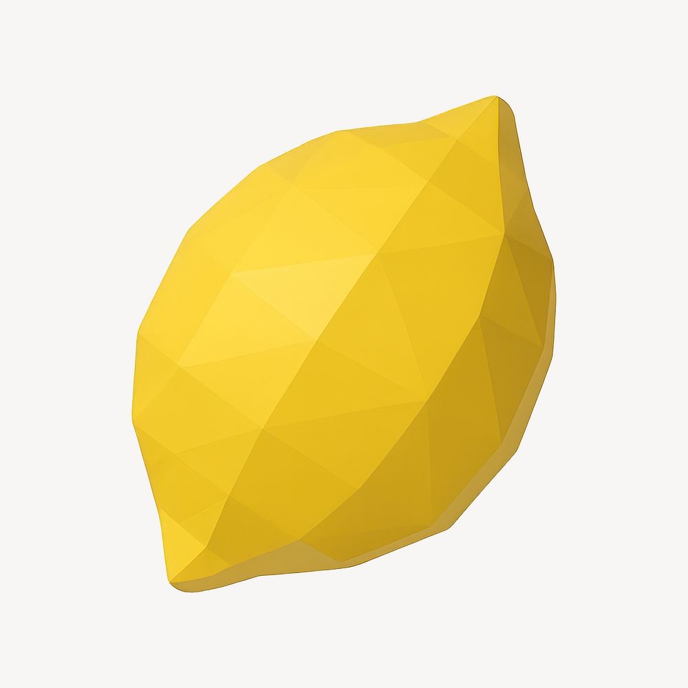 Geometric lemon art illustration | Free Photo Illustration - rawpixel