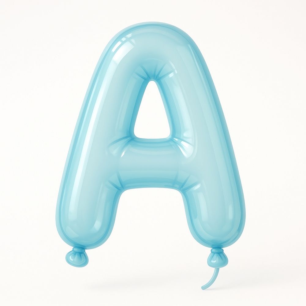Blue balloon letter A | Free Photo Illustration - rawpixel