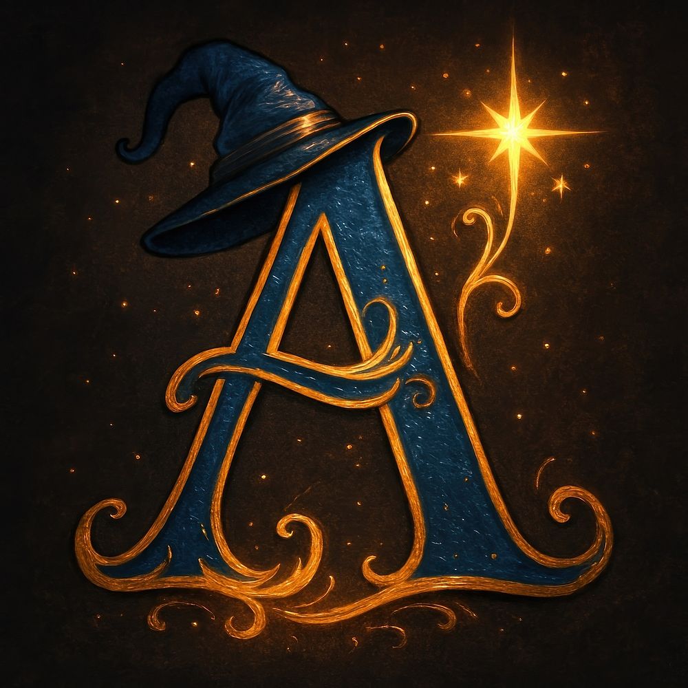 Magical letter with wizardry | Free Photo Illustration - rawpixel