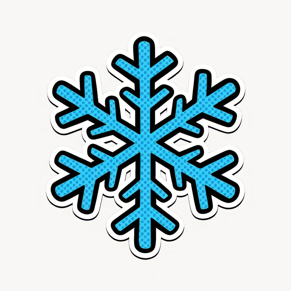 Blue snowflake vector design | Free Photo Illustration - rawpixel