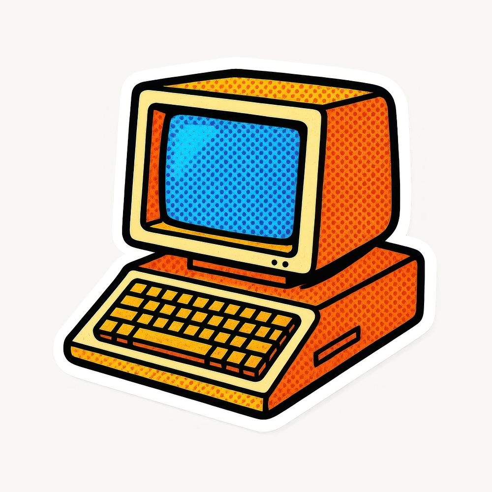Retro computer pop art | Free Photo Illustration - rawpixel