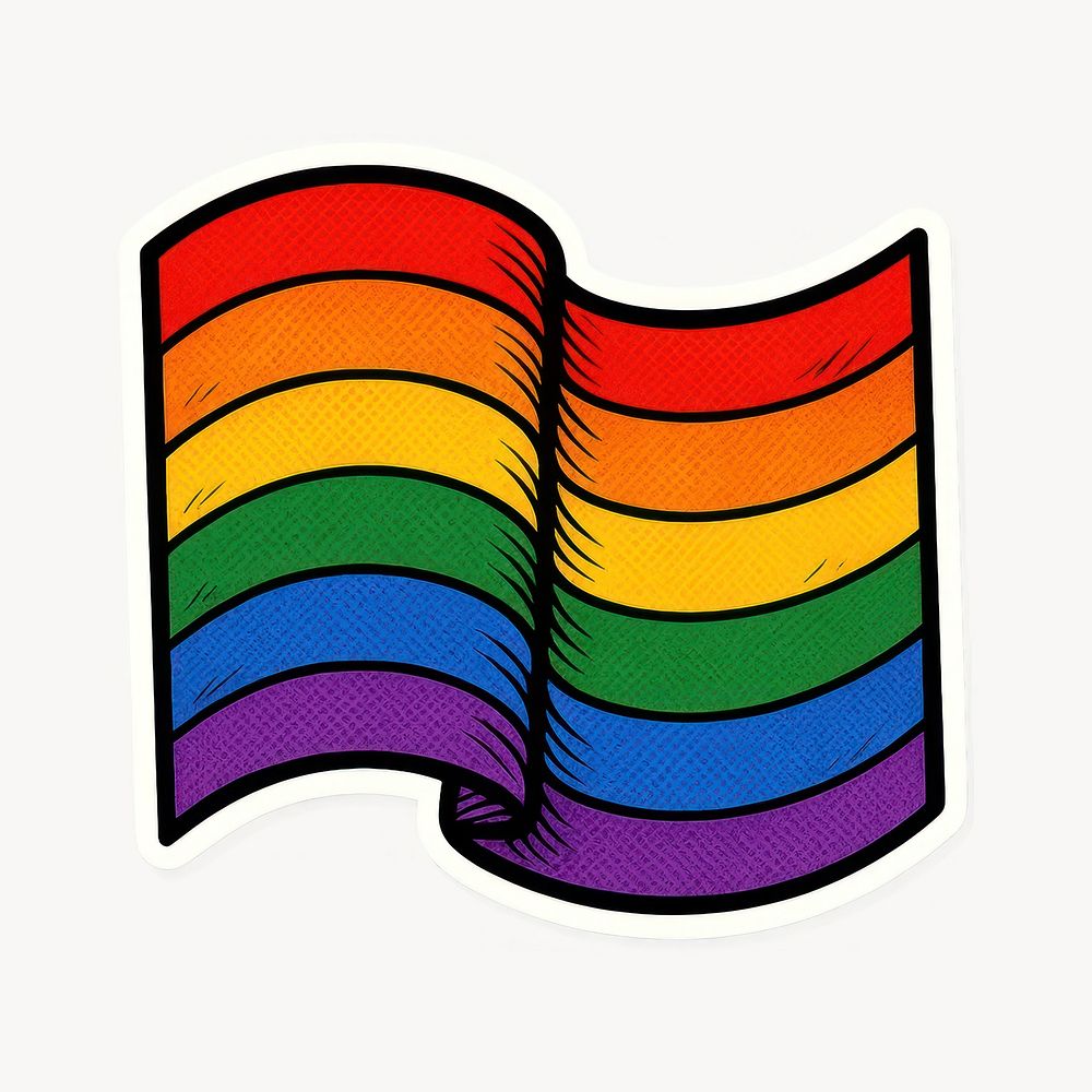 Vibrant rainbow pride flag illustration | Free Photo Illustration ...