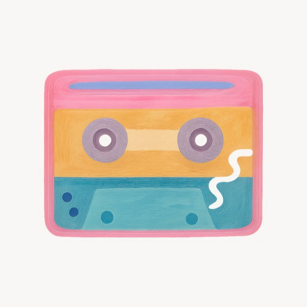 Colorful abstract cassette art | Free Photo Illustration - rawpixel