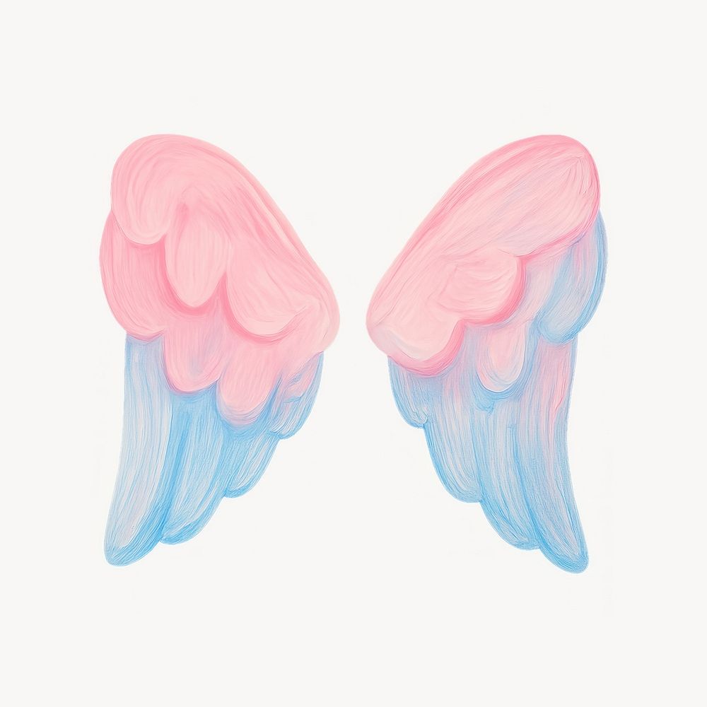 Pastel angel wings illustration | Free Photo Illustration - rawpixel