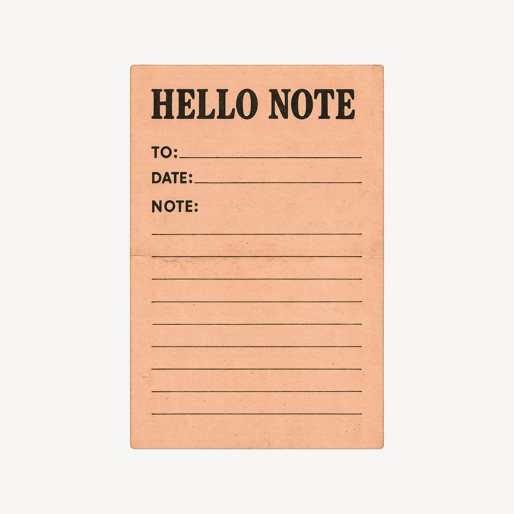 Vintage blank note template | Free Photo - rawpixel