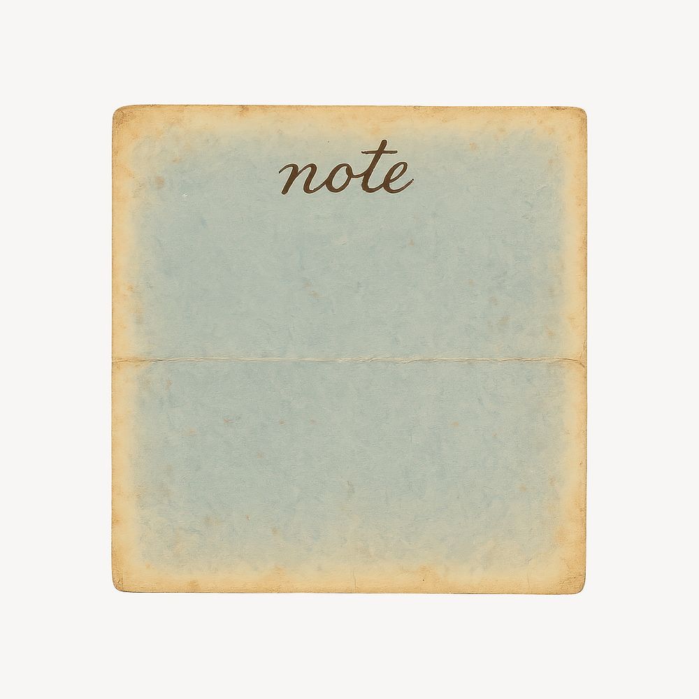 Vintage paper note design | Free Photo - rawpixel