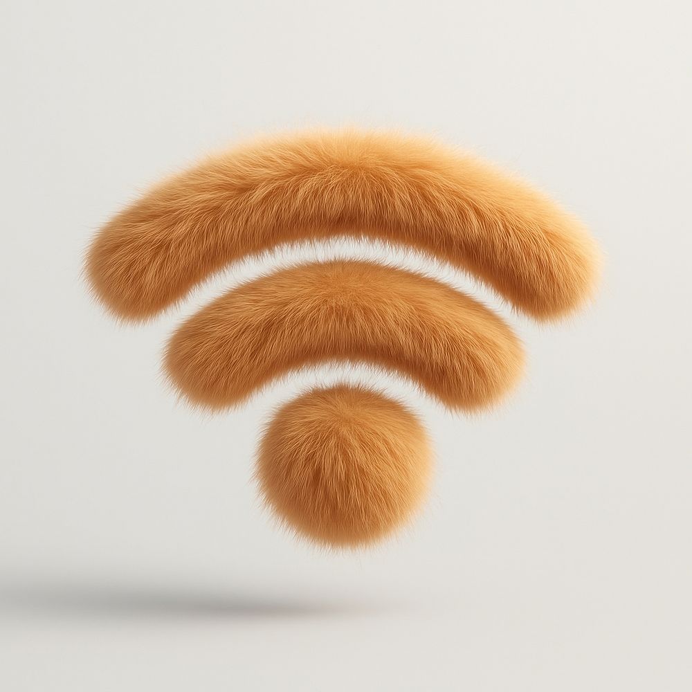 Furry WiFi symbol illustration | Free Photo Illustration - rawpixel