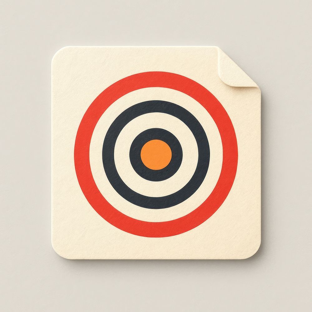 Minimalist target design illustration | Free Photo Illustration - rawpixel