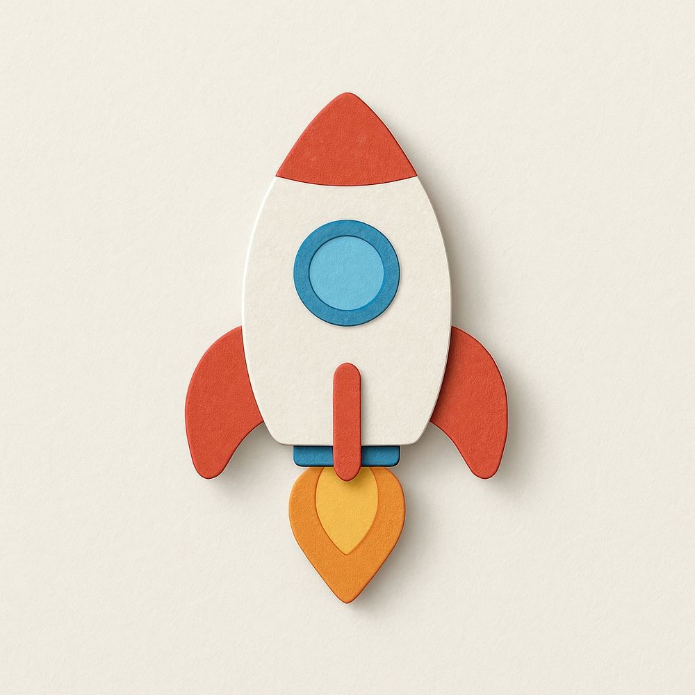 Colorful rocket ship illustration | Free Photo Illustration - rawpixel