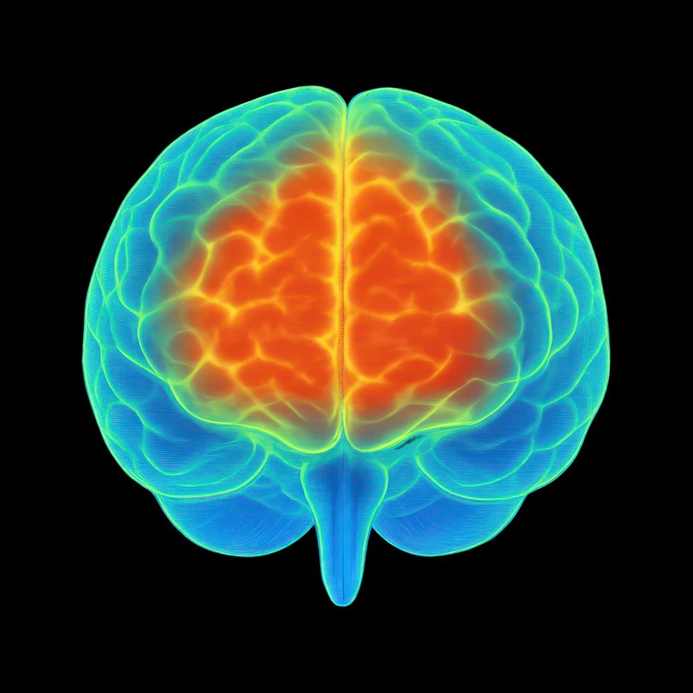 Colorful brain visualization graphic | Free Photo Illustration - rawpixel