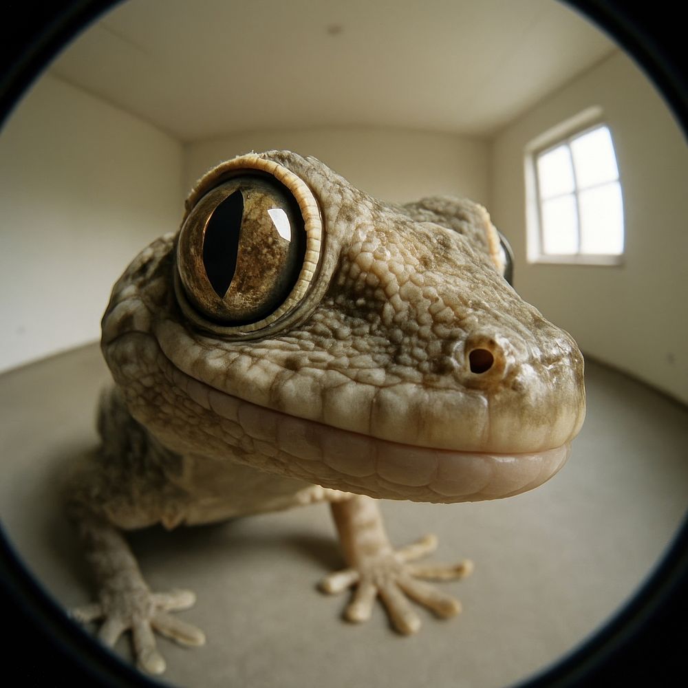 Close-up curious gecko indoors. | Free Photo - rawpixel