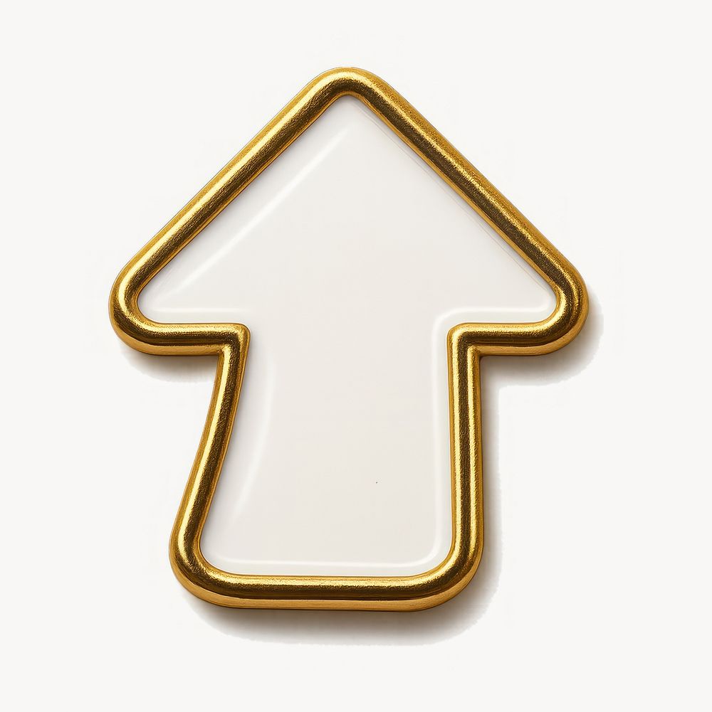 Elegant gold arrow icon | Free Photo - rawpixel