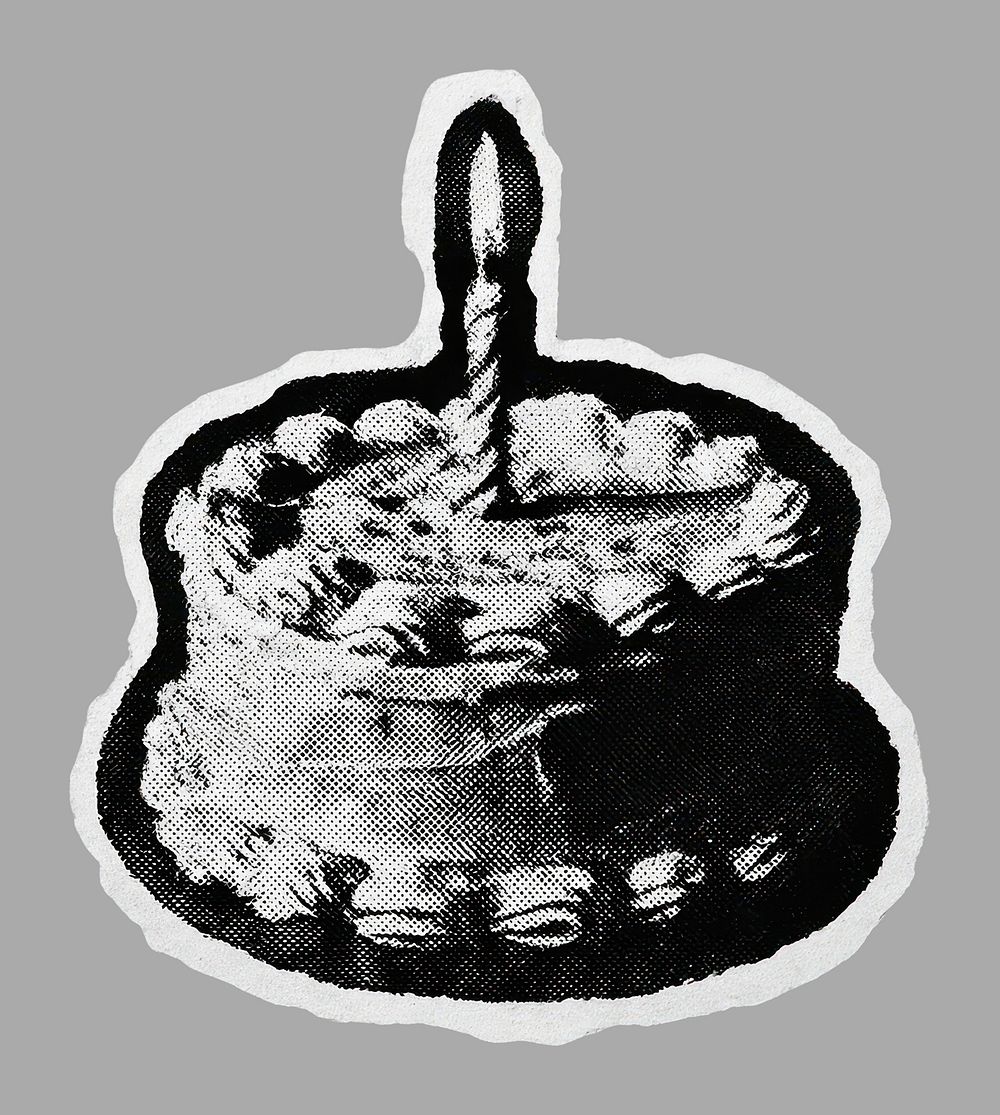 Vintage cake illustration art vector | Free Vector - rawpixel