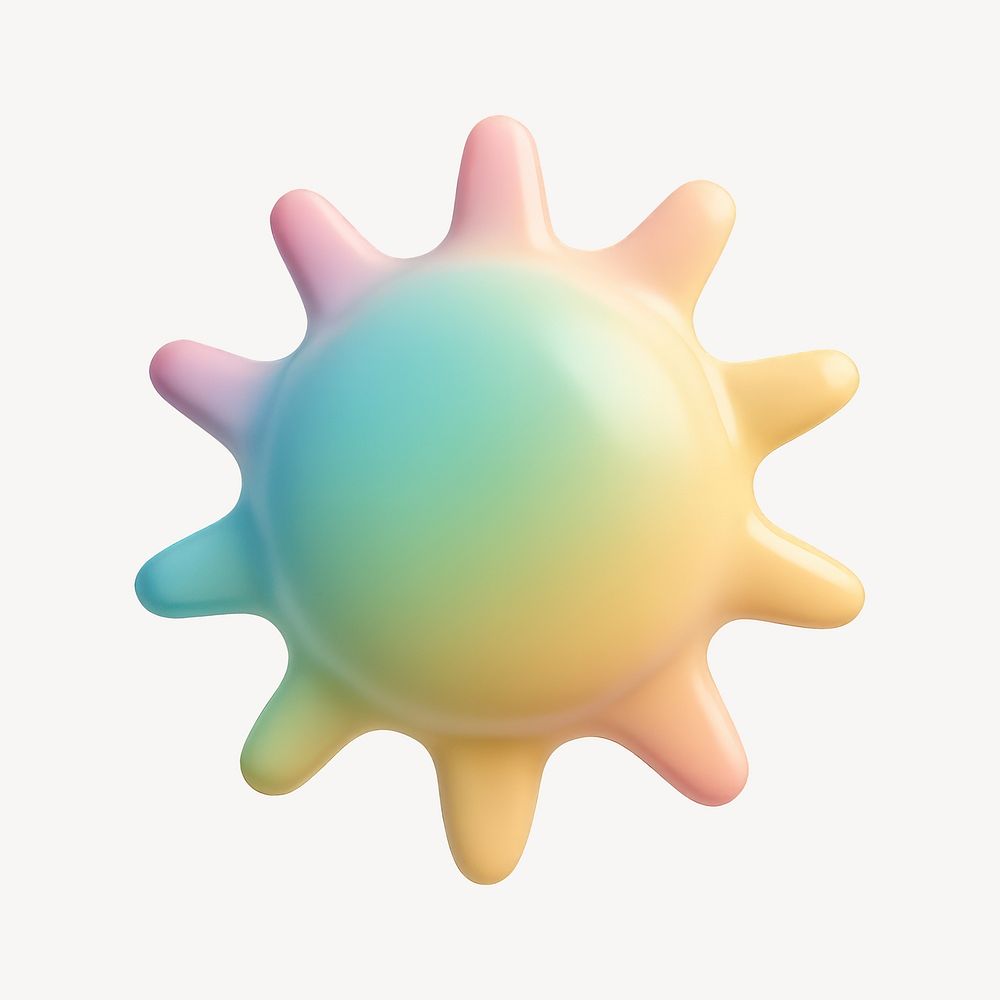 Colorful abstract sun shape | Free Photo Illustration - rawpixel