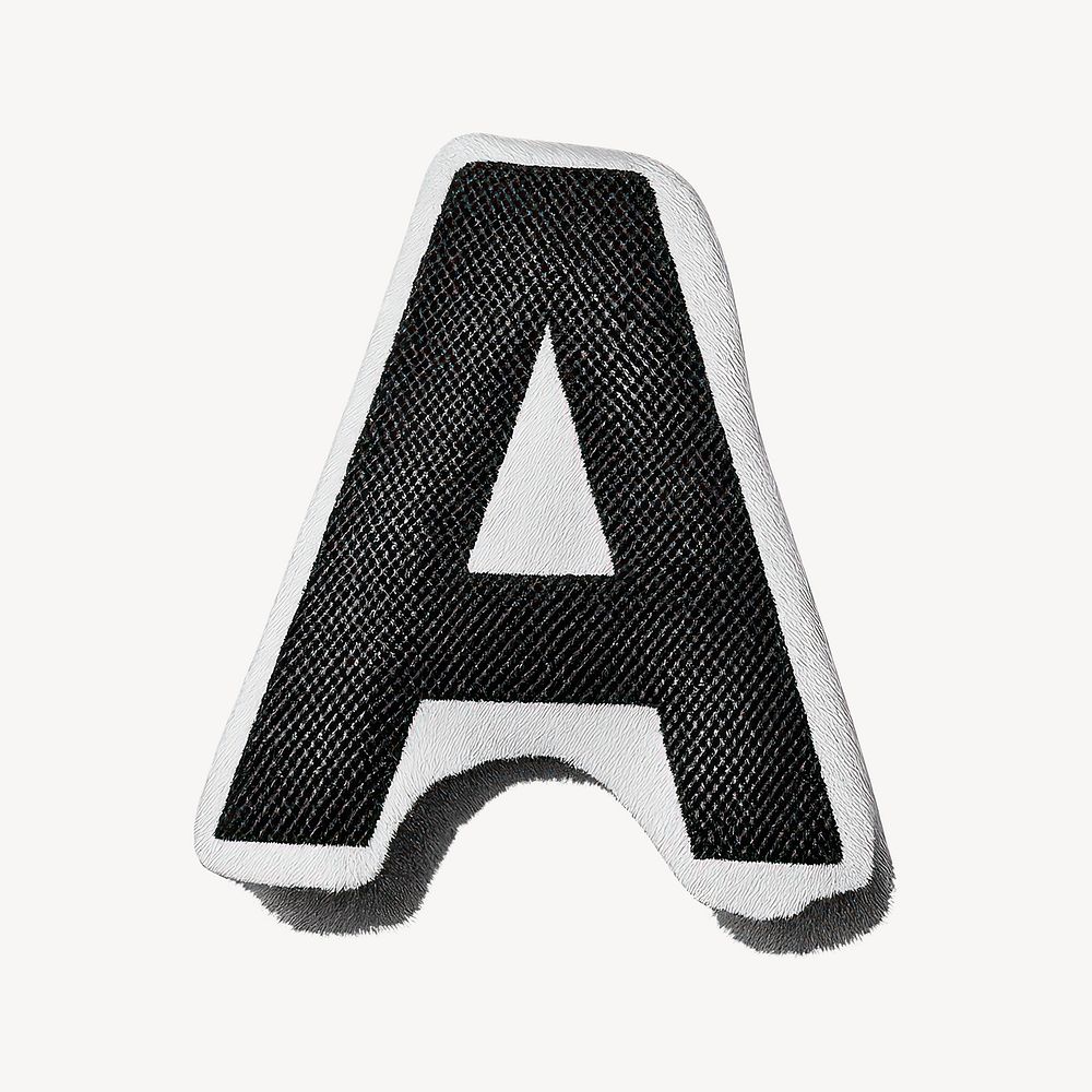 Textured letter A illustration | Free Photo Illustration - rawpixel