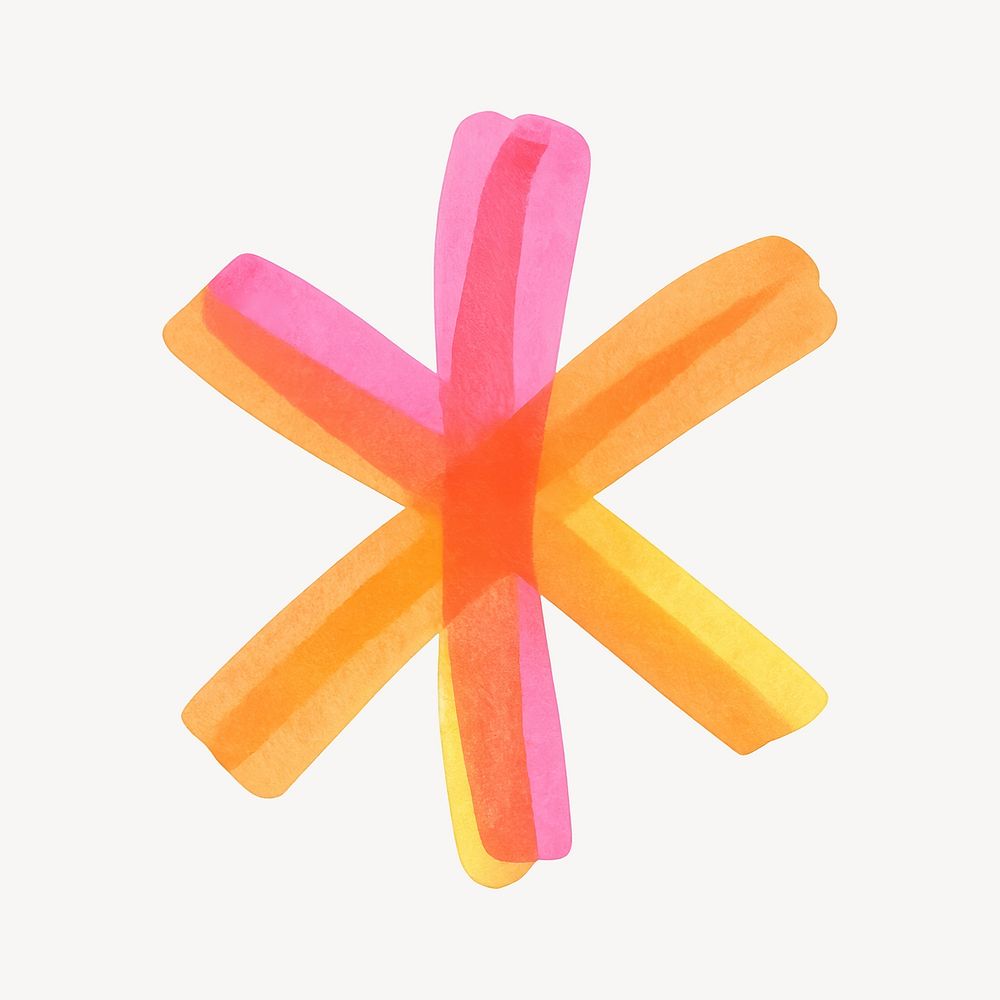 Colorful abstract star shape | Free Photo Illustration - rawpixel