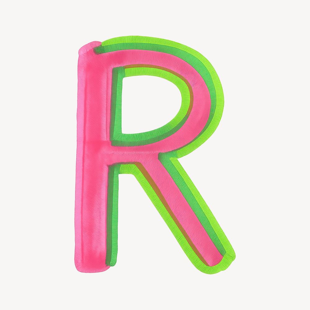 Letter R PNG Pink Neon Font Typography Images | Free Photos, PNG ...