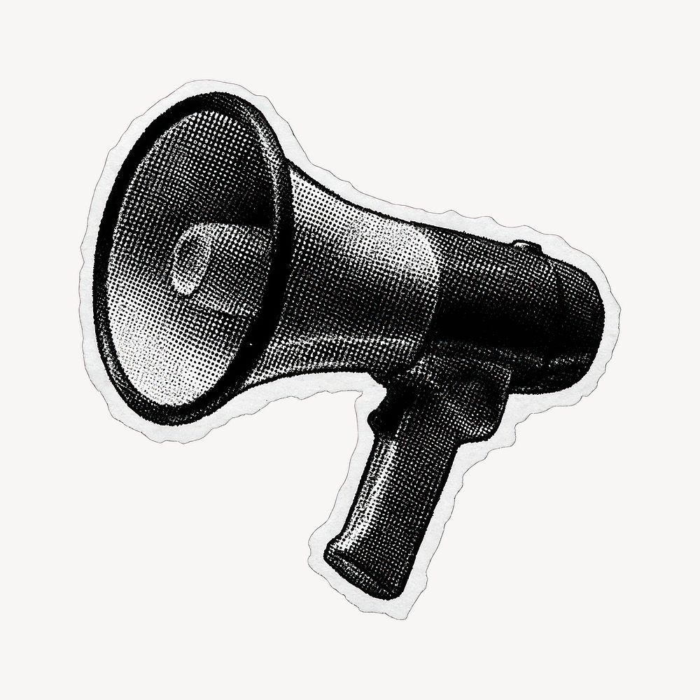 Vintage megaphone illustration art | Free Photo Illustration - rawpixel