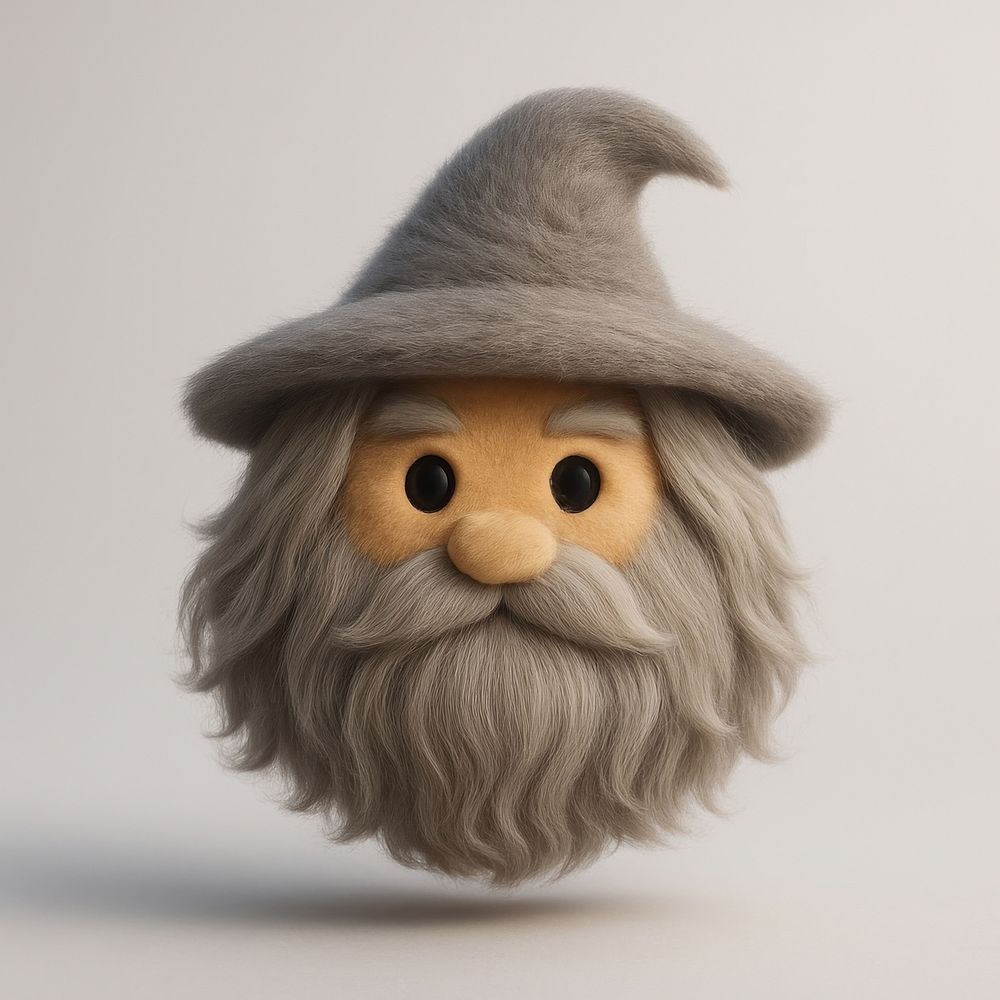 Whimsical wizard plush toy illustration | Free Photo Illustration ...