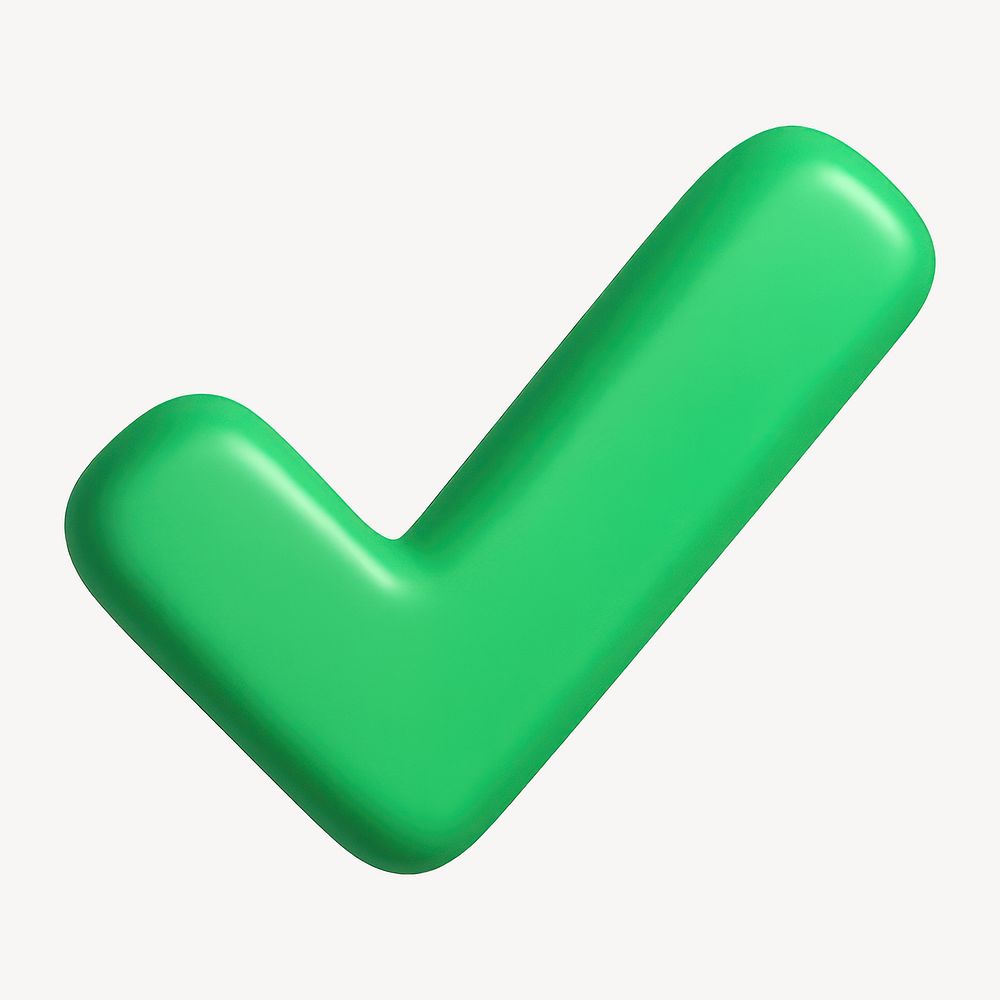 Green checkmark symbol illustration | Free Photo Illustration - rawpixel