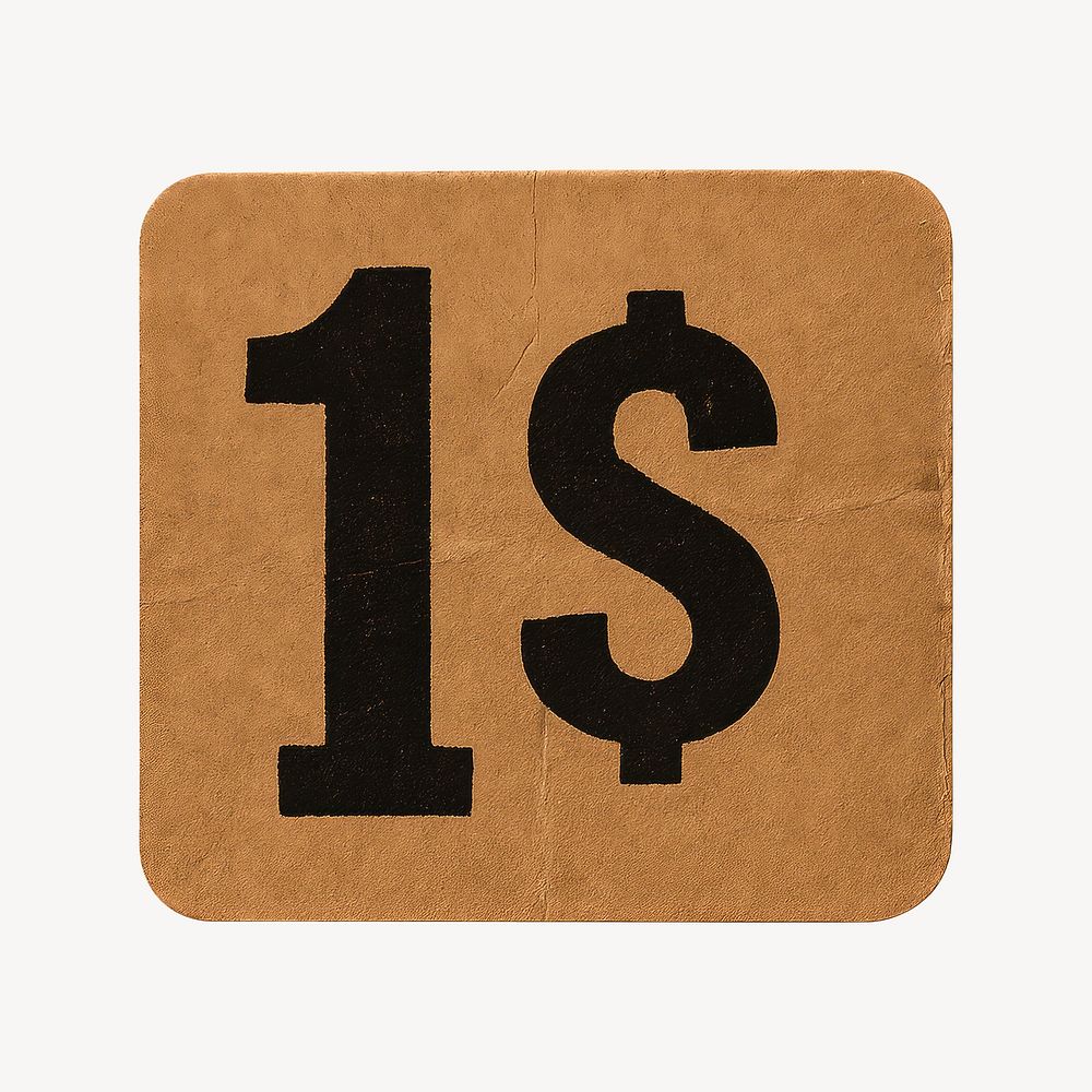 Vintage dollar sign icon | Free Photo Illustration - rawpixel