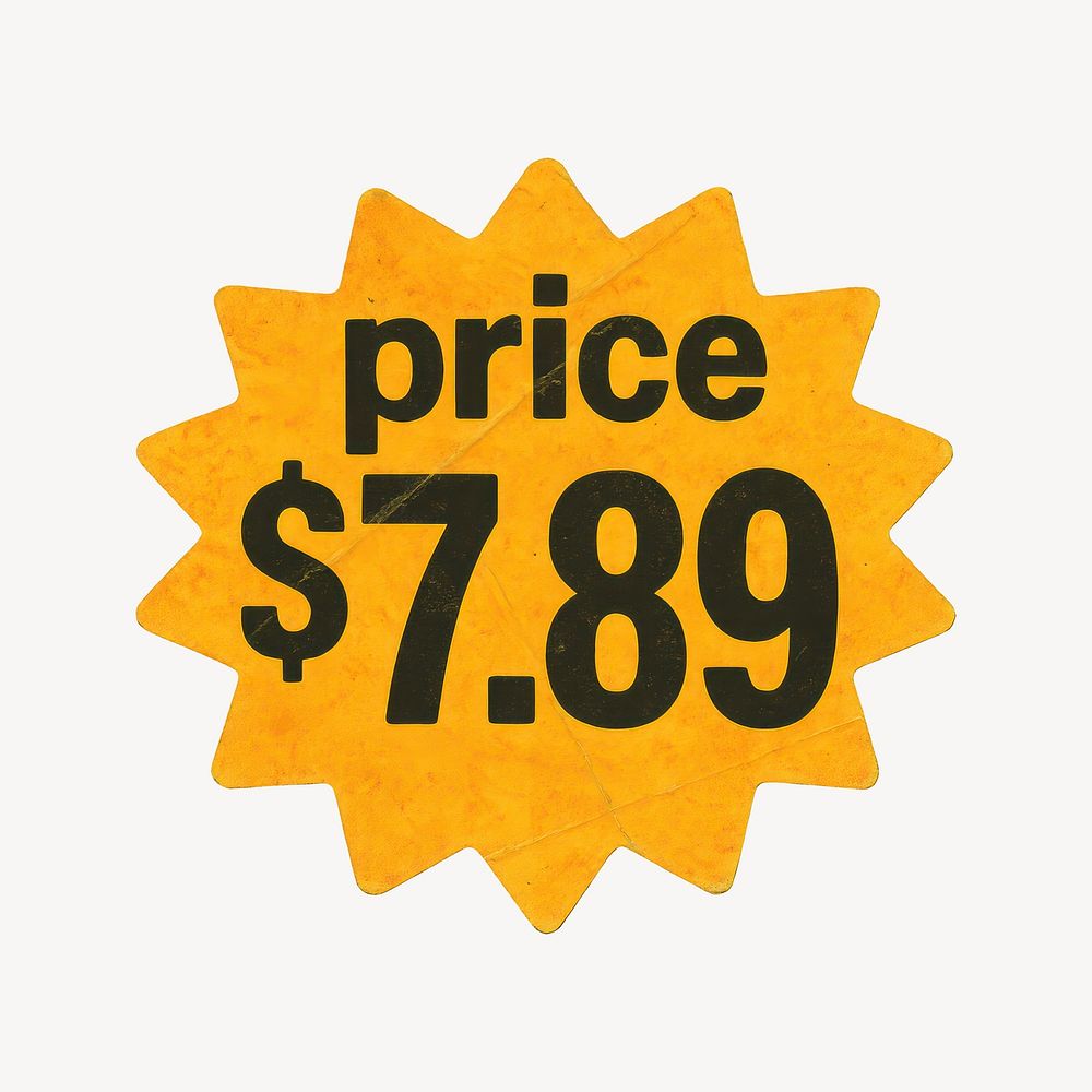 Yellow price tag illustration | Free Photo Illustration - rawpixel