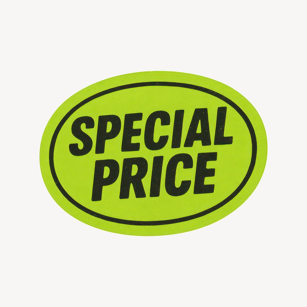 Bright promotional price tag | Free Photo Illustration - rawpixel